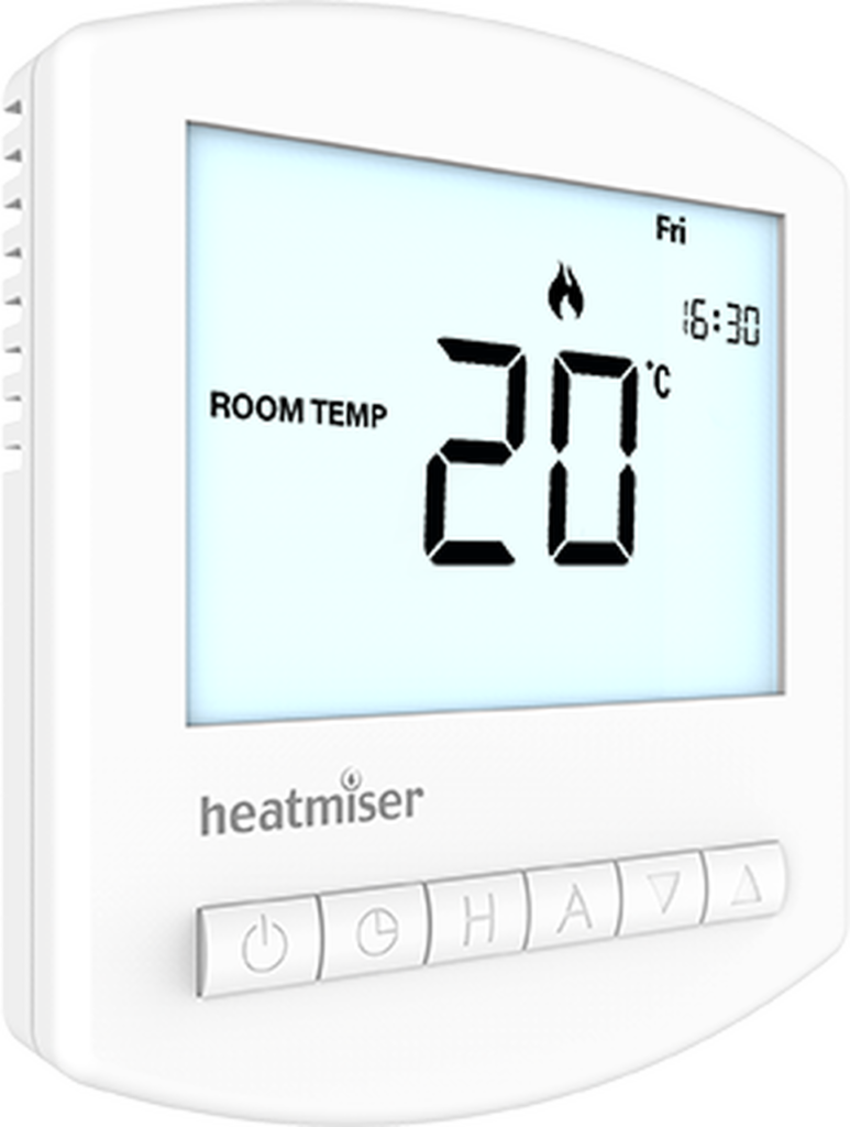 Slimline V4 230v - Underfloor Heating Programmable Room Thermostat ...