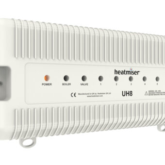 Heatmiser UH8 - 8 Zone 230v Underfloor Heating Wiring Centre | Cosy ...